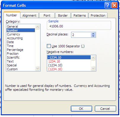 Changing Numeric Format in Excel - Techyv.com
